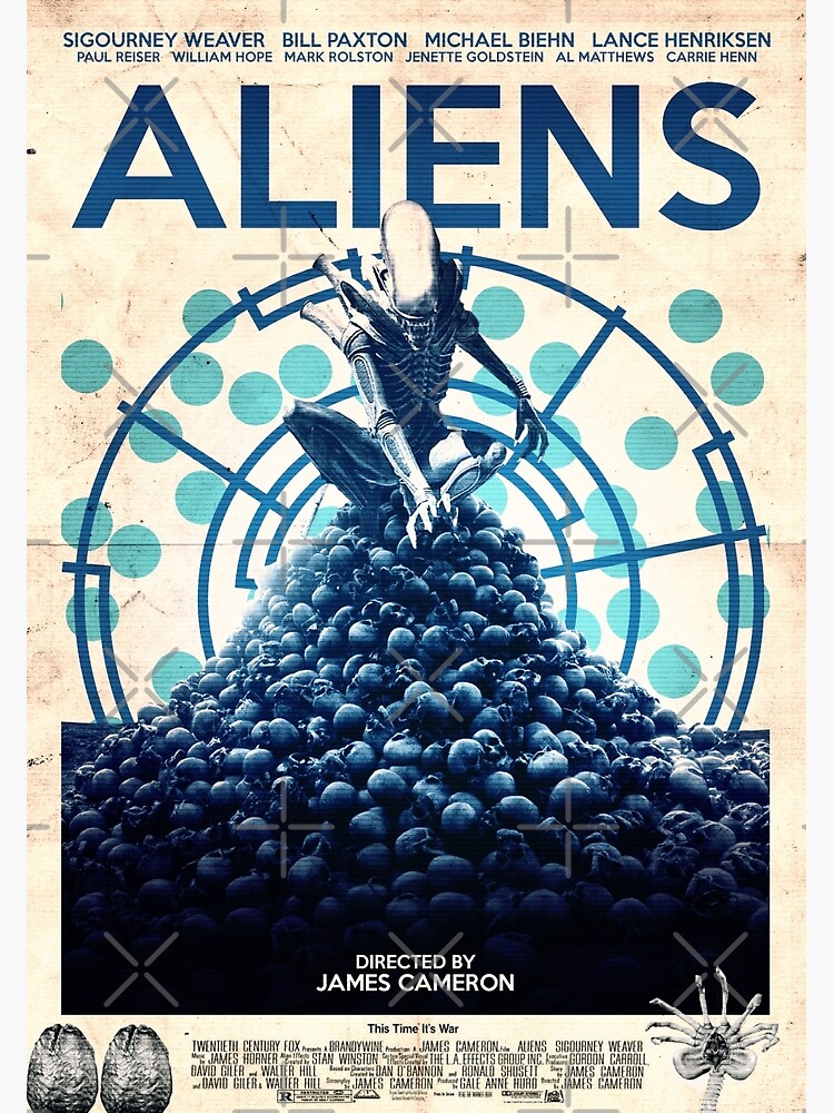 "Aliens (1986)" Poster for Sale by AlienFanArt | Redbubble