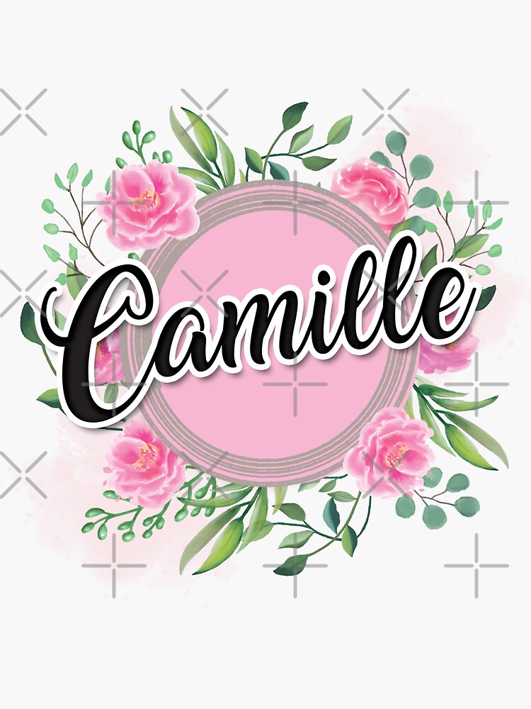 "Camille name " Sticker by badinboow | Redbubble