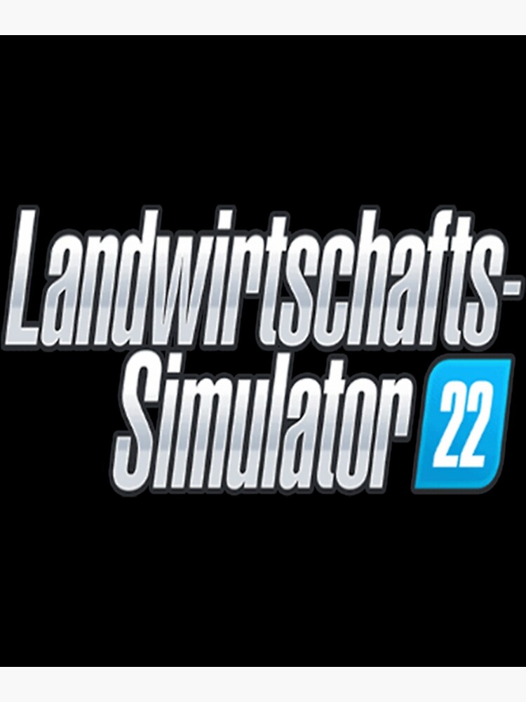 "Farming Simulator 22 logo" Art Print for Sale by Botcherby | Redbubble