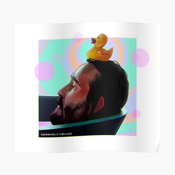 "Matrix / Rubber Duck On Head" Poster by MlleLibellule | Redbubble
