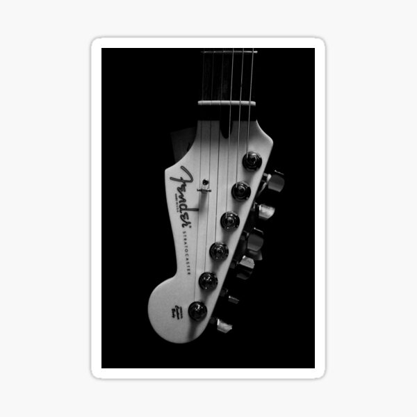 "stratocaster" Sticker by brasiloo | Redbubble