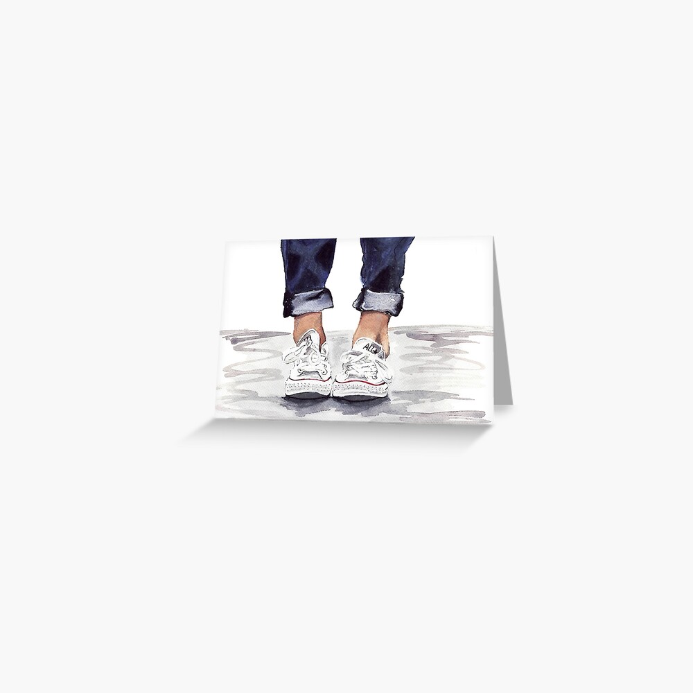 "Converse" Greeting Card by bridgetdav | Redbubble