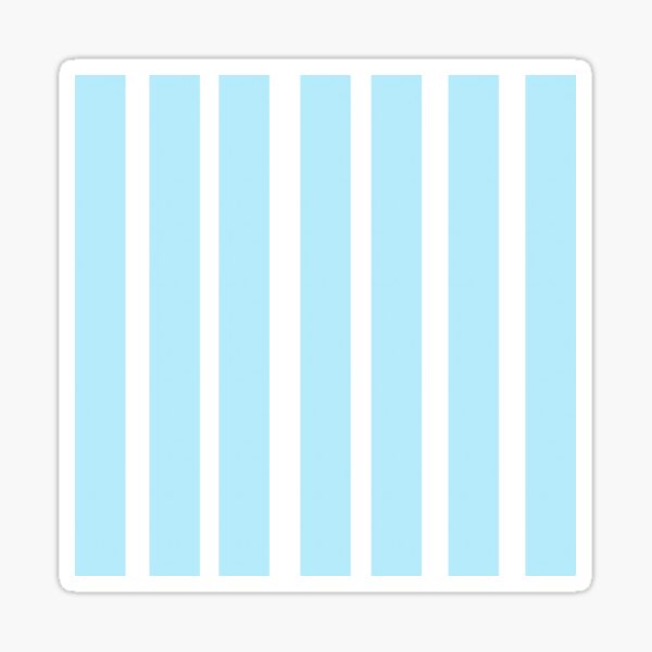 "Light Blue Stripe" Sticker by TheLUXURY93 | Redbubble