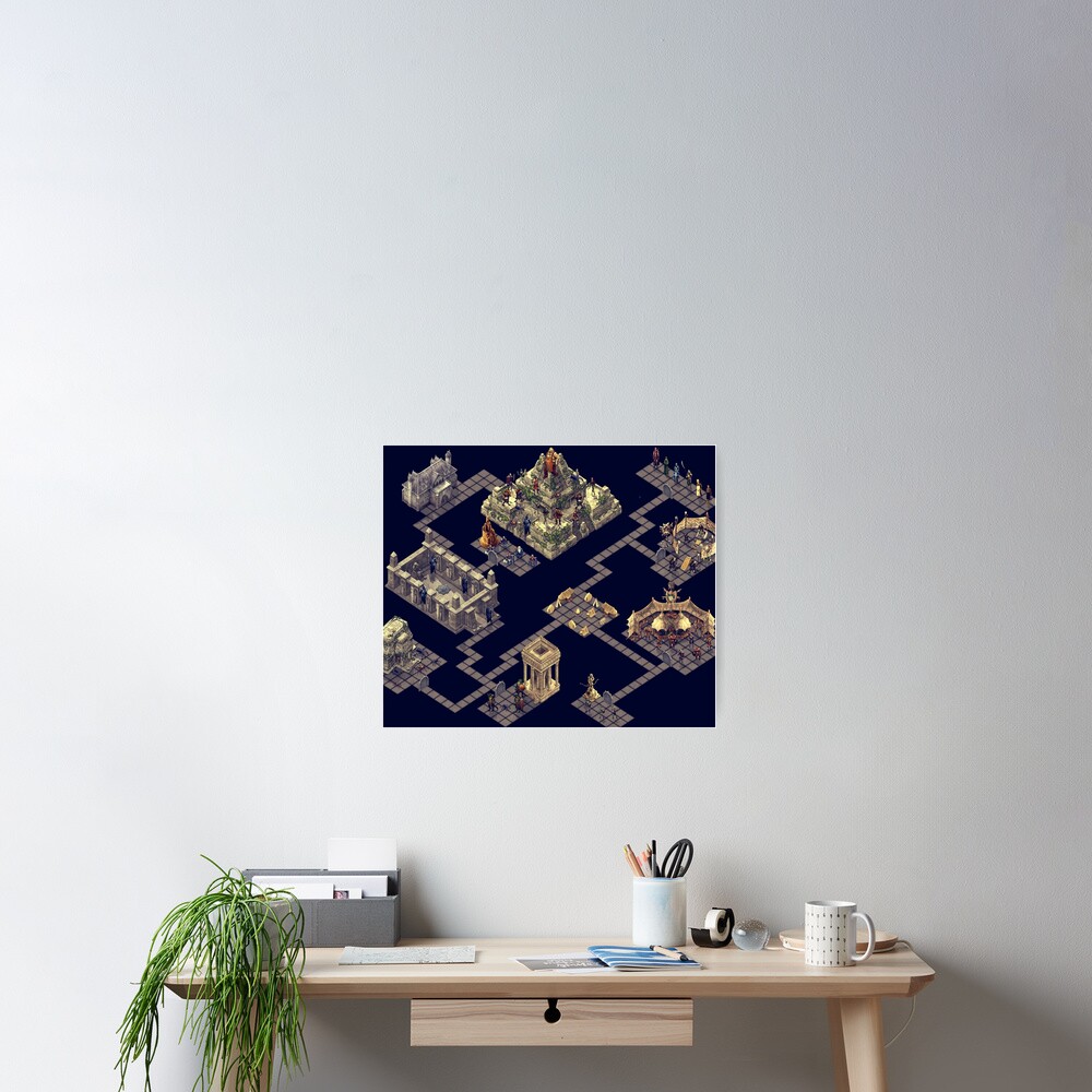 "Save The Never Ending Dungeon Map" Poster for Sale by Imaginary-Lands ...