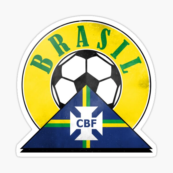 "Vintage Brasil Soccer" Sticker by OnTargetSports | Redbubble