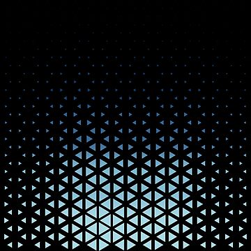 "Moving triangles with a background color gradient - B22" Poster for ...