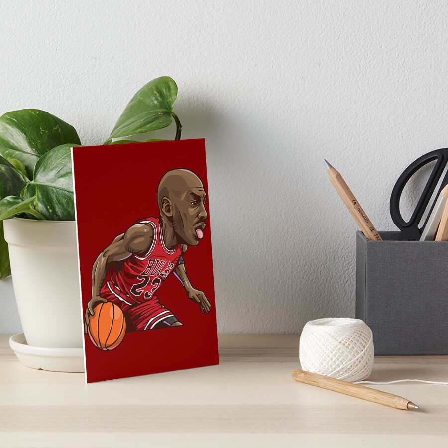 "Michael Jordan 23 Art Chibi" Art Board Print for Sale by JaclynPiel ...
