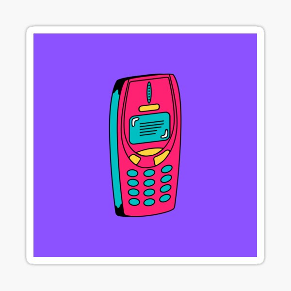 "NOKIA Old School!" Sticker by imagine99 | Redbubble