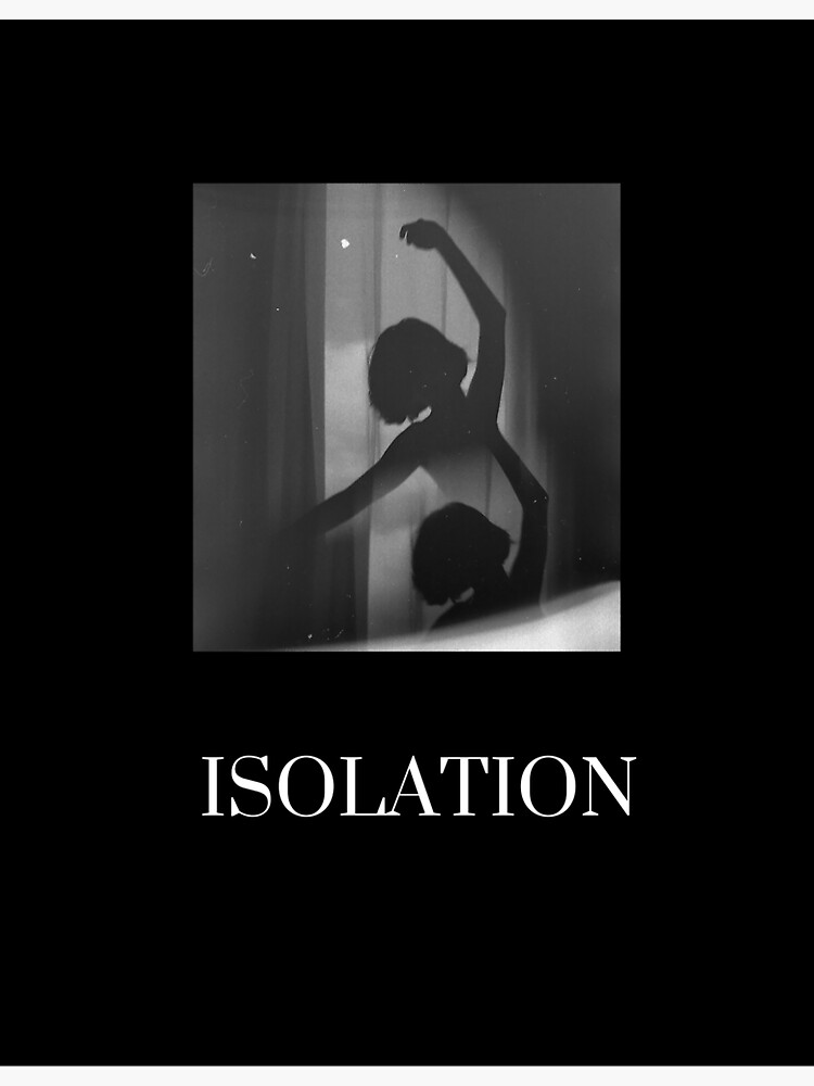 "isolation;simple" Sticker for Sale by lottooo | Redbubble