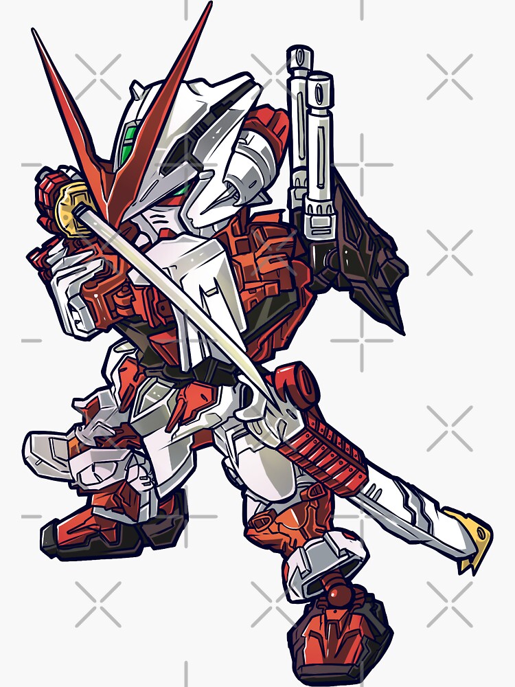 "Astray Red Frame Deform" Sticker for Sale by RatjoenMerch | Redbubble