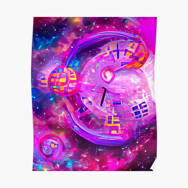 "Time 04 Trippy Space Vortex" Poster for Sale by mhfoto | Redbubble