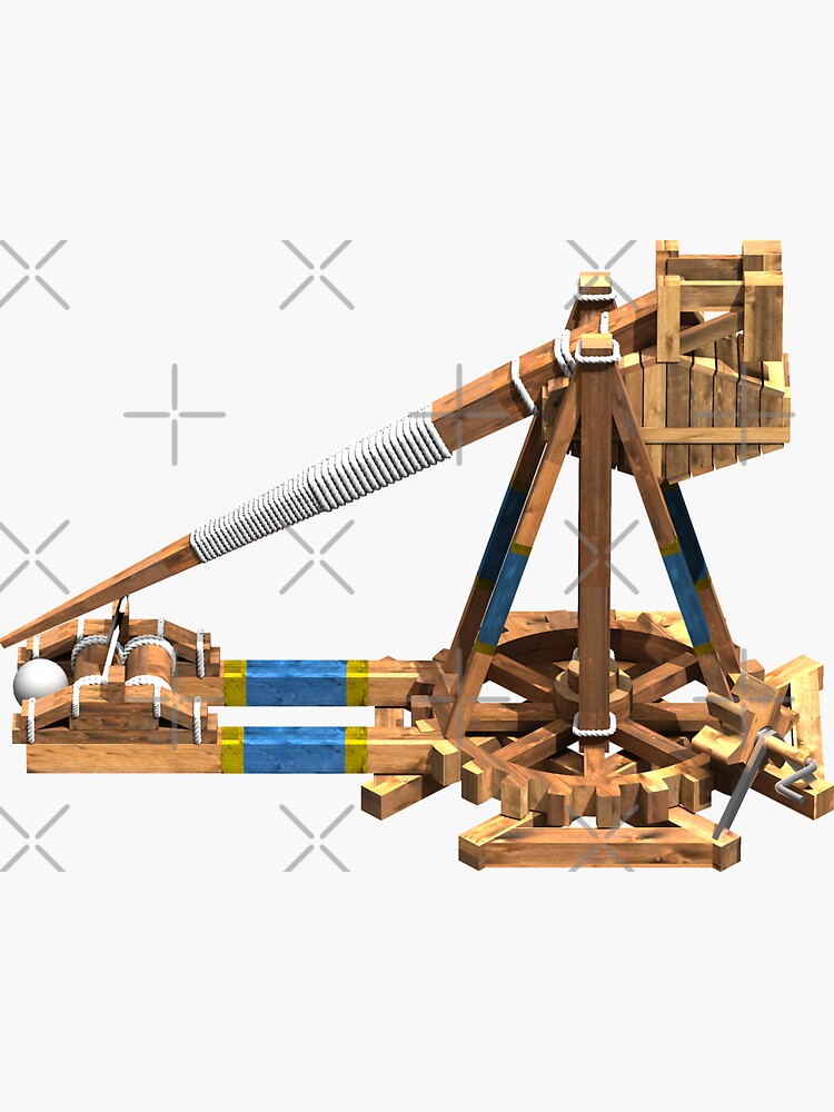 "Trebuchet Render" Sticker for Sale by FelixEN | Redbubble