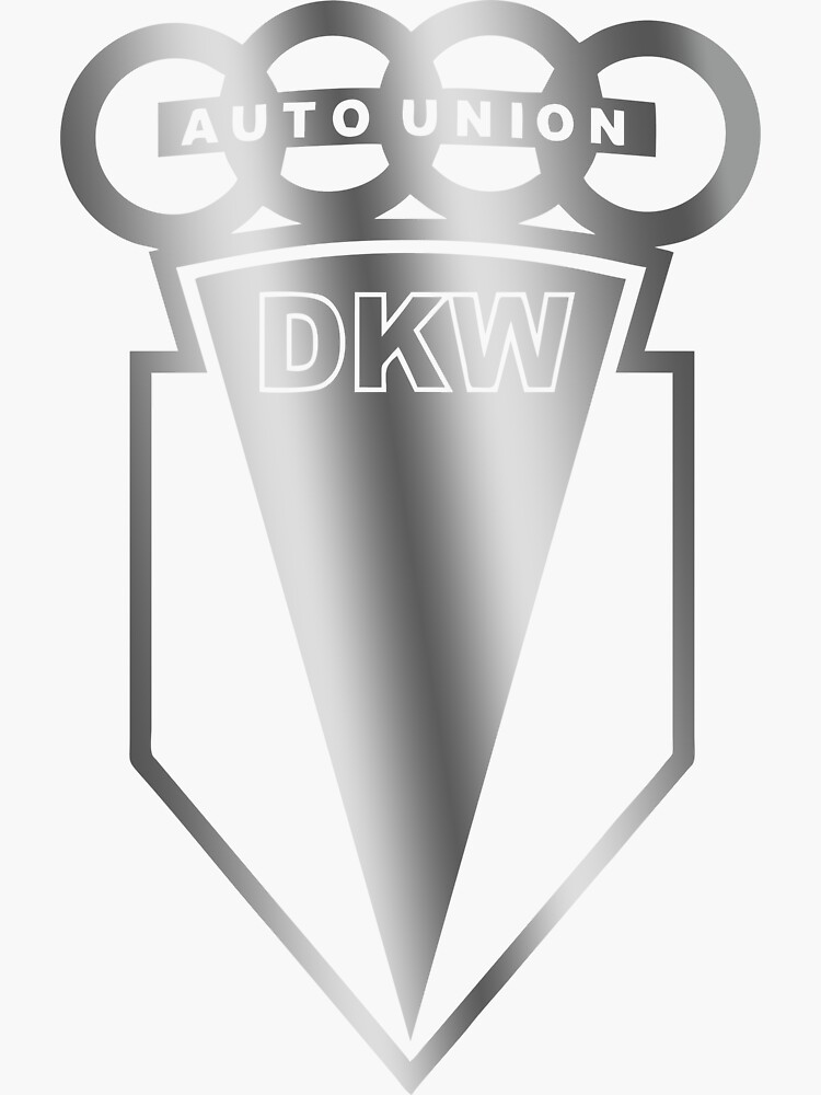 "DKW design" Sticker for Sale by adiesaleih | Redbubble