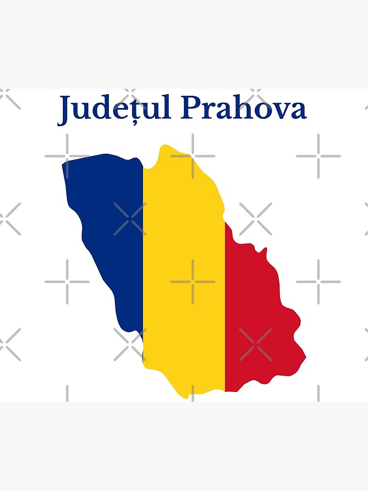 "Prahova County Map Design, Romania." Poster for Sale by marosharaf ...