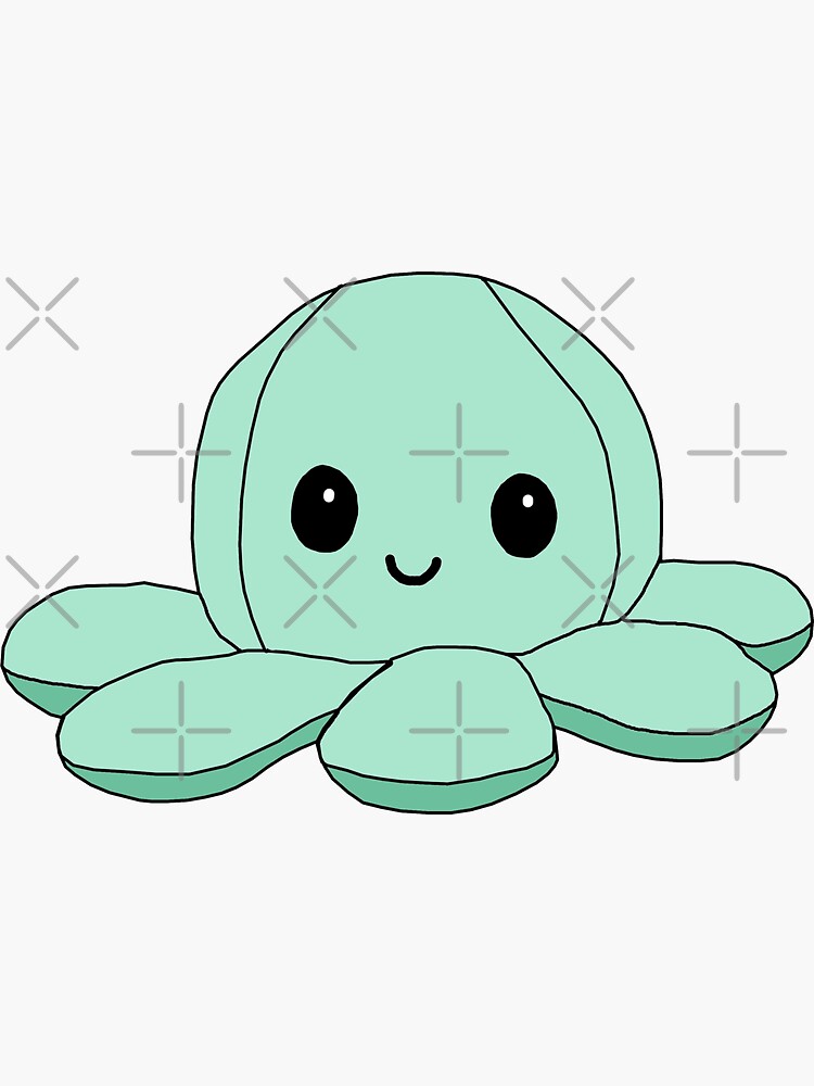 "happy little octopus" Sticker for Sale by ShipsinParadise | Redbubble