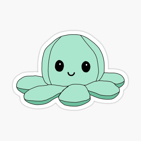 "happy little octopus" Sticker for Sale by ShipsinParadise | Redbubble