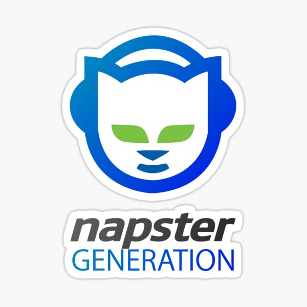 " Napster Generation Classic " Sticker by Romeo234g | Redbubble