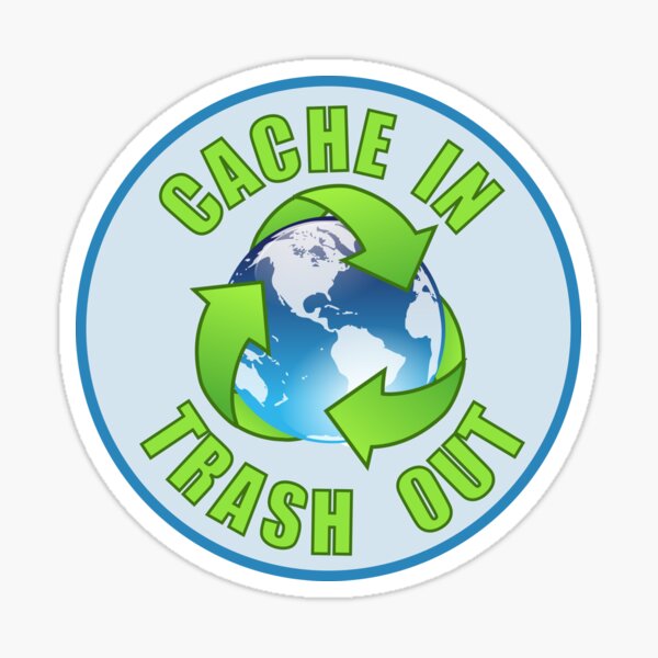 "CITO - Cache In Trash Out - Geocaching design" Sticker by SwnCreations ...