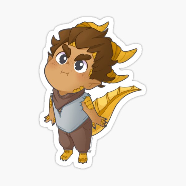 "Little Dragon Pout" Sticker for Sale by DoodlingOtaku | Redbubble