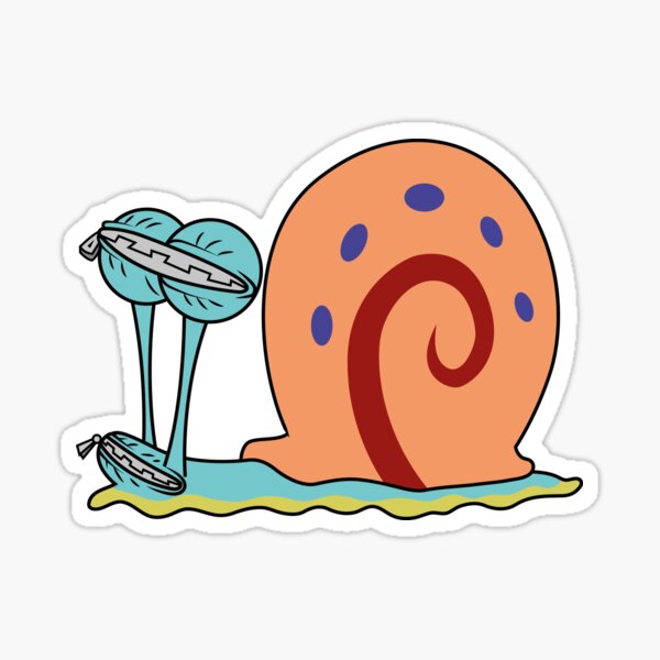 "Blind and dumb Gary the Snail" Sticker by swiftygifty-art | Redbubble