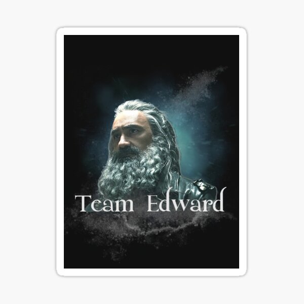 "Team Edward" Sticker for Sale by Silyarts | Redbubble