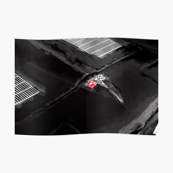 "1963 Chevy C2 Corvette Convertible" Poster for Sale by RichFrancoCars ...