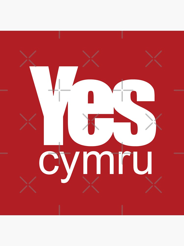 "Logo of Yes Cymru" Sticker by Shav | Redbubble