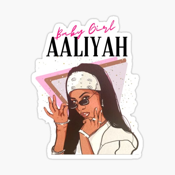 "Aaliyah" Sticker for Sale by World-post-day | Redbubble