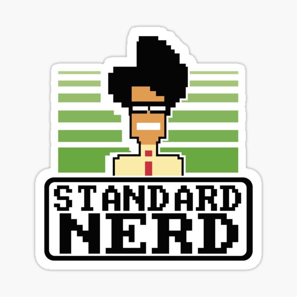 "standard nerd" Sticker by VinagreShop | Redbubble