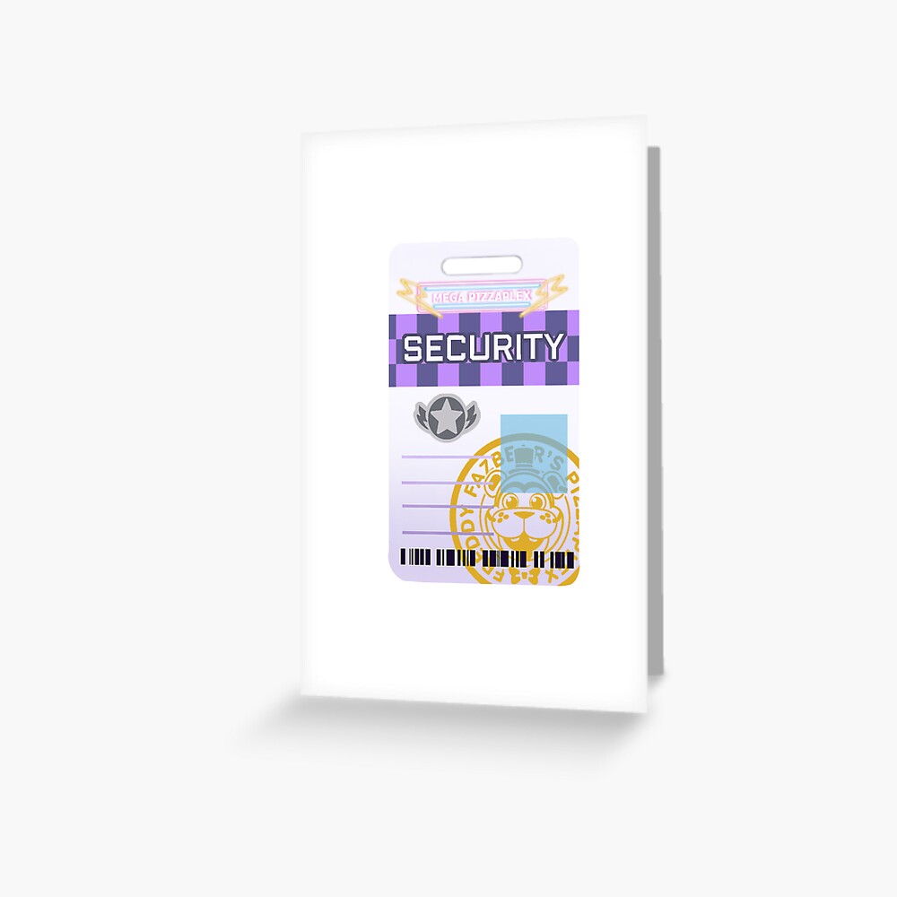 "FNAF sb Security Badge" Sticker for Sale by pinjann | Redbubble