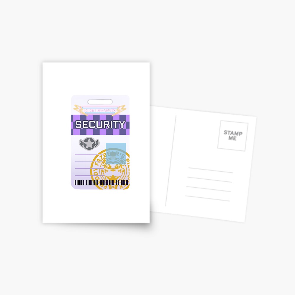 "FNAF sb Security Badge" Sticker for Sale by pinjann | Redbubble