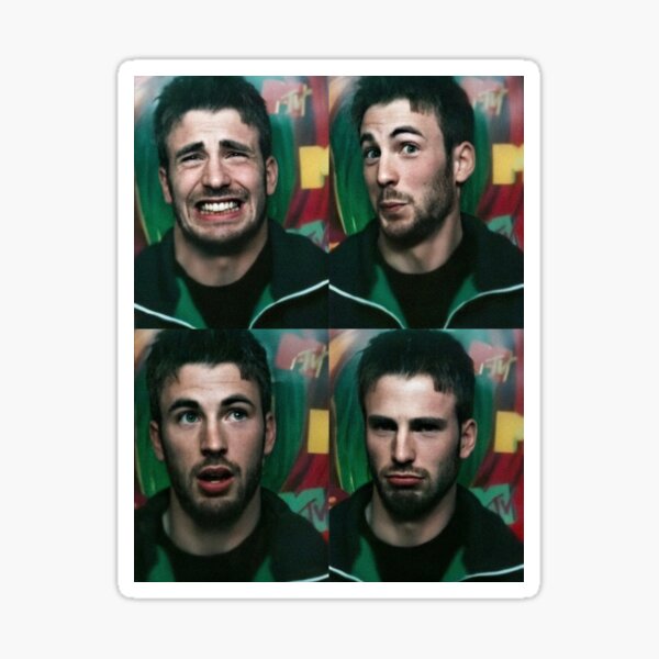 "Chris Evans" Sticker by Sticky-Star | Redbubble