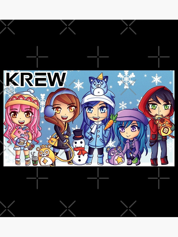 "the krew,Funneh Plushy on a scooter,itsfunneh" Poster for Sale by ...