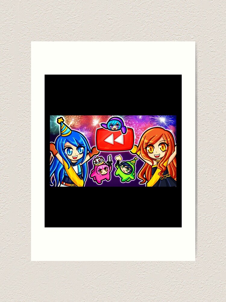 " the krew,Funneh Plushy on a scooter,itsfunneh" Art Print for Sale by ...