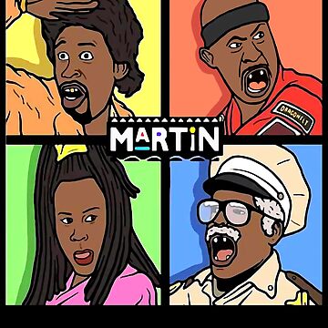 "90s SITCOM MARTIN" Poster for Sale by TristinRuther | Redbubble