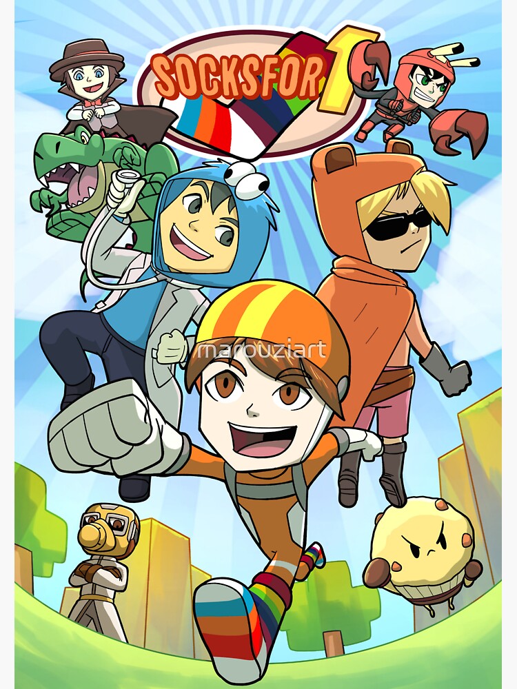 "socksfor1" Sticker for Sale by marouziart | Redbubble