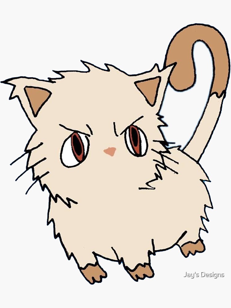 "Habibi Cat" Sticker by Samuditha98 | Redbubble