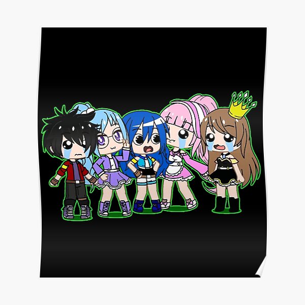 "the krew,Funneh Plushy on a scooter,itsfunneh" Poster for Sale by ...