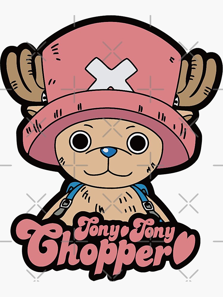 "Tony Tony Chopper - Stickers" Sticker by Azzer-TM | Redbubble