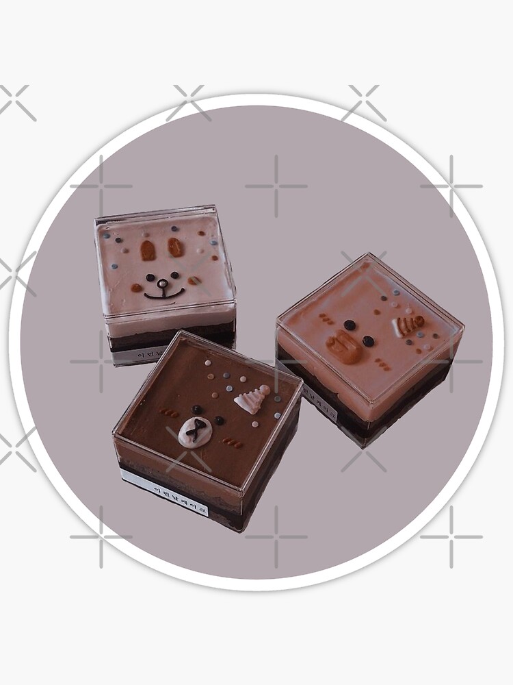 "Cute aesthetic food sticker" Sticker by Loveartse | Redbubble