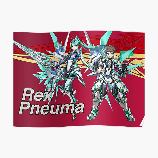 "Rex and Pneuma (Xenoblade Chronicles 2)" Poster by VelvetZone | Redbubble