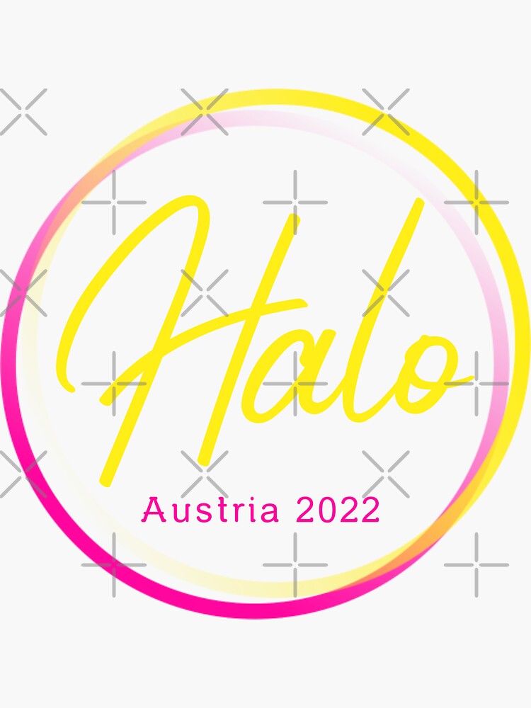 "Halo 2022" Sticker by ForStrong | Redbubble