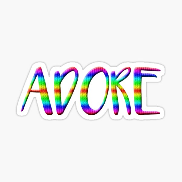 "Adore" Sticker for Sale by jeremydwilliams | Redbubble