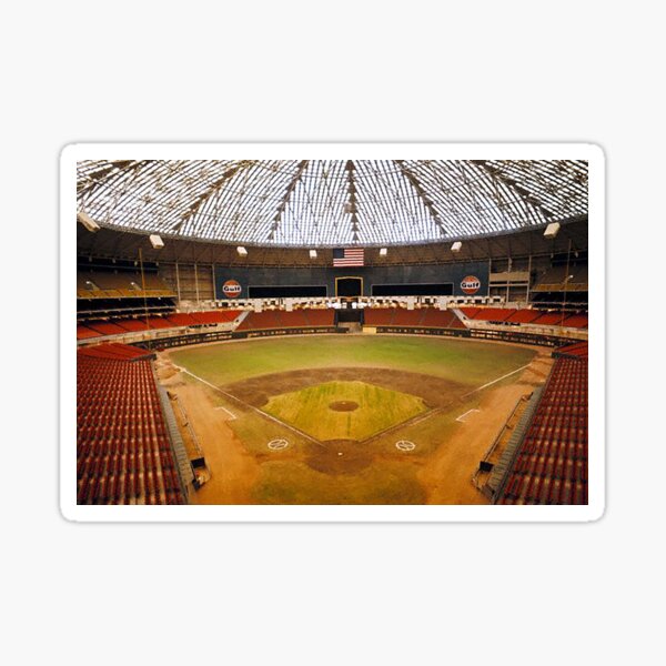 "Houston Astrodome, Astrodome with grass, Houston Baseball Stadium, Old ...