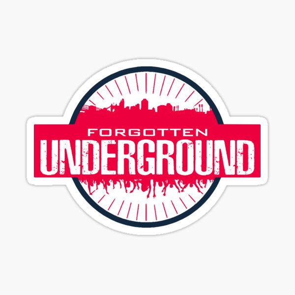 "Forgotten Underground" Sticker by rosminiasis | Redbubble