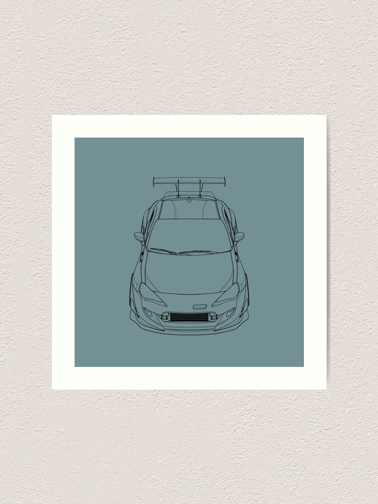 "Car line art, Car guy, Car girl, JDM car addict, Subie Drawing" Art ...