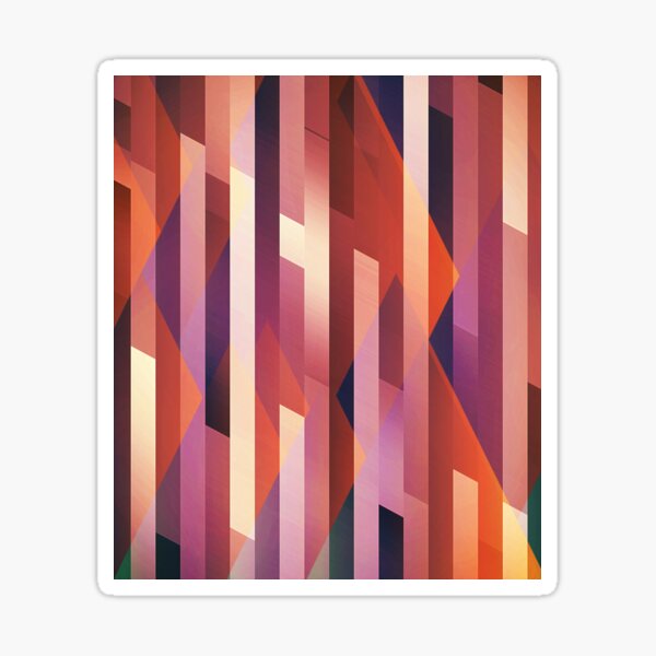 "colorful lines patterns" Sticker by pixelez | Redbubble