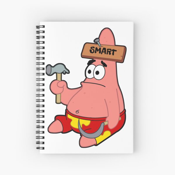 "Patrick Star Meme,Patrick Star Angry" Spiral Notebook by NINUCI ...