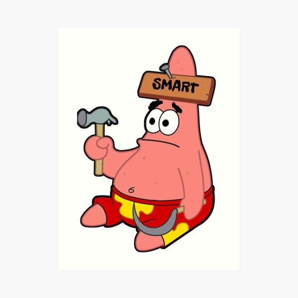 "Patrick Star Meme,Patrick Star Angry" Art Print for Sale by NINUCI ...