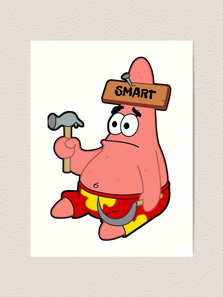 "Patrick Star Meme,Patrick Star Angry" Art Print for Sale by NINUCI ...